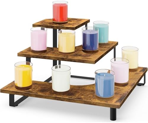 Amazon.com: Unittype 3 Pieces 3 Tiers Retail Table Display Stand 40 ...