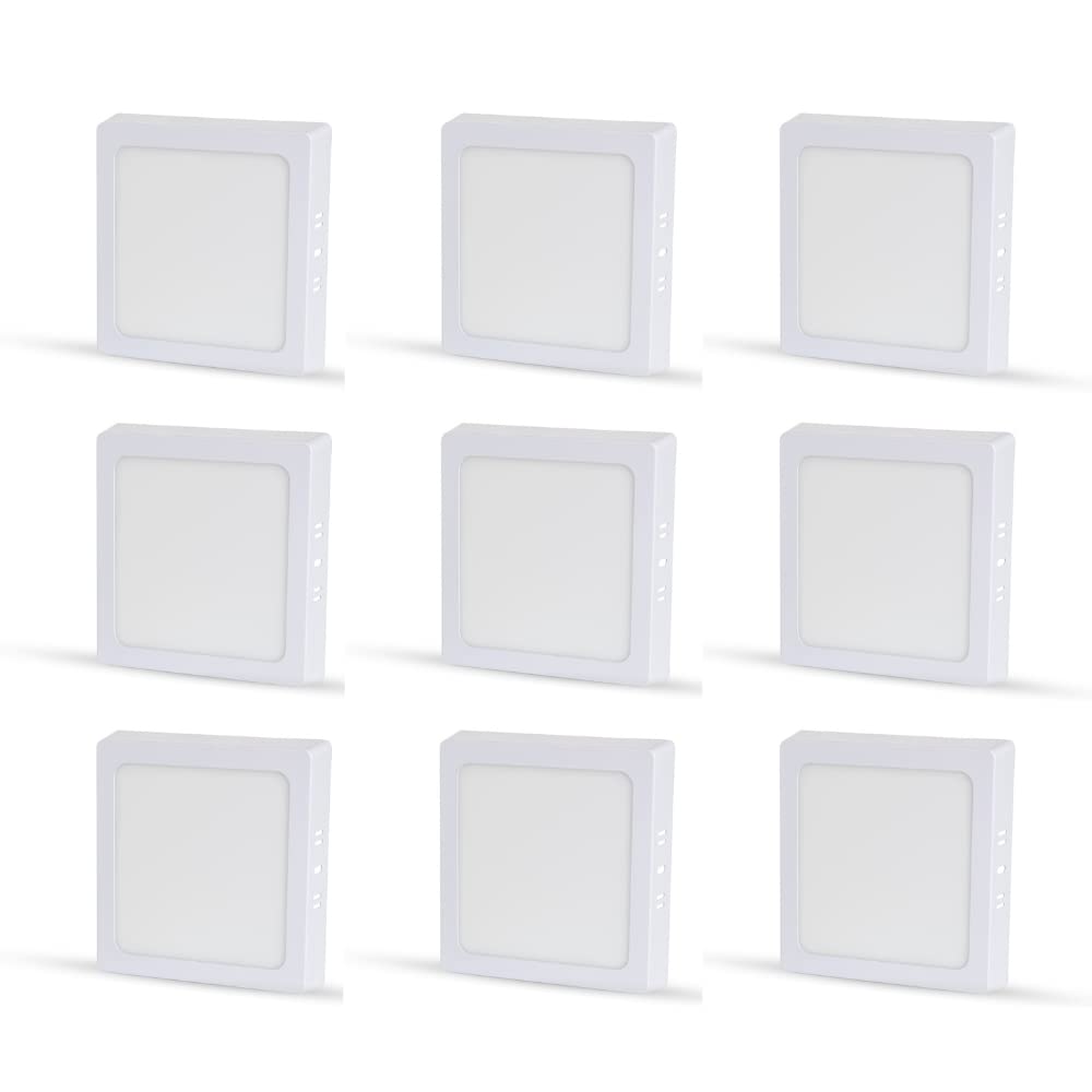 D’Mak™ 22 Watt LED Square Surface Panel Lights with IC Driver Energy Super Saver ('IP50 ' Dust ...