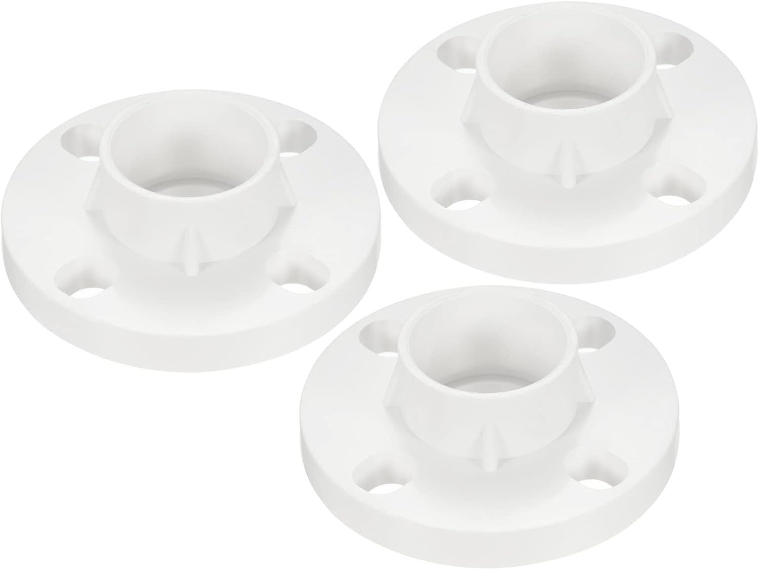 Amazon.com: PATIKIL 50mm/2 Inch PVC Pipe Fitting, 3 Pack Flange Pipe ...
