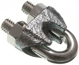 Amazon.com: 24 X Rust-Proof M10 BZP Steel Cable Grip U Bolt Clamp ...