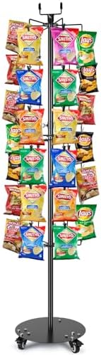 Amazon.com: BBTO 61'' H Potato Chip Rack Display Stand Chip Strip Rack ...
