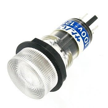 Amazon | サトーパーツ ネオンブラケット 円筒型 AC100V~125V 透明 BN-2-1-C | 表示灯 | 産業・研究開発用品 通販