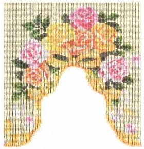 MotoHiroshi ecran de competences (kit de broderie perlee) rose bouquet ...