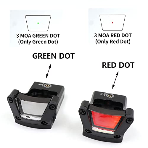 WAOBE Mini Tactical M1 Red Dot Sight Collimator - Compact Open Reflex ...