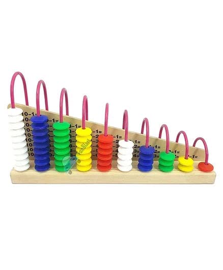Buy Wooden Abacus Toy - Multicolour Online at Low Prices in India ...