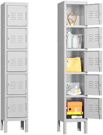 Amazon.com: MIIIKO Metal Lockers 3 Tier 3-Wide, Employee Storage Locker ...