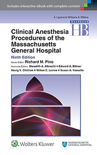Clinical Anesthesia Procedures of the Massachusetts General Hospital ...