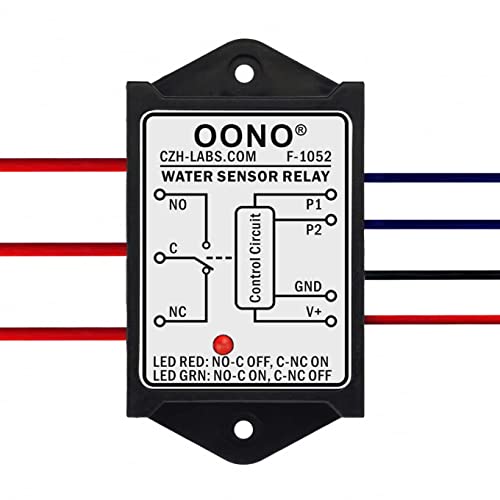 Water Sensor Relay SPDT Switch Module, DC12V, Load DC30V/AC277V 10Amp ...