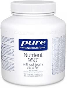 Amazon.com : Pure Encapsulations Nutrient 950 Without Copper & Iron ...