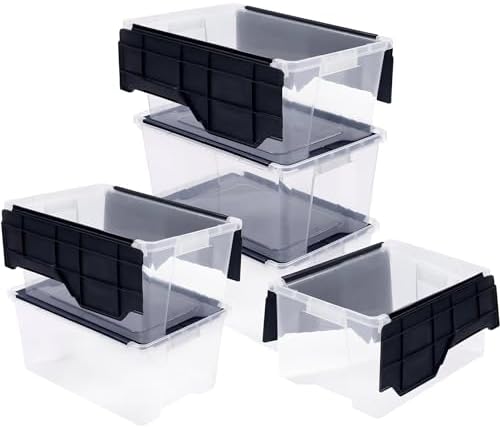 Amazon.com: Organize-It!, 6 Pack-Mini Flip-Top Tote, Small Storage Tote ...