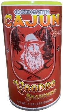 Amazon.com : Cooking with Cajun - Spicy Voodoo Seasoning 6 oz, Pack of ...
