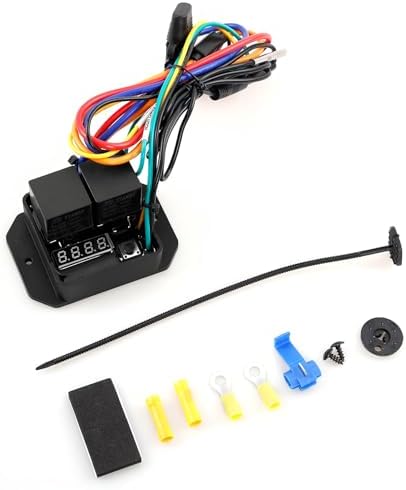 Amazon.com: Digital Radiator Fans Controller Swith Kit – 12V/24V ...
