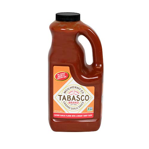 Amazon.com : TABASCO® Brand Cayenne Garlic Pepper Sauce, 64 Fl oz (Pack ...