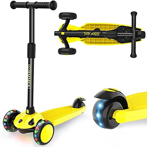 IMMEK 3-Wheel Scooter, Kids' Kick Scooter with Steering Lock, 4 ...
