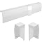 4ft Steel Easy Slip-On Baseboard Heater Cover with End Caps for ...