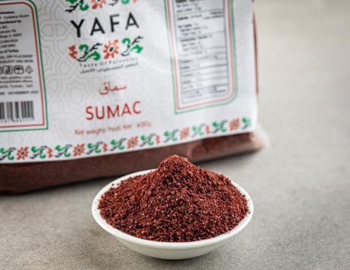 Amazon.com : YAFA Turkish sumac - Sumac Spice powder – Middle Eastern ...