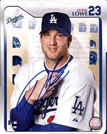 Derek Lowe Autographed/Signed Posing 8x10 Photo - Autographed MLB ...