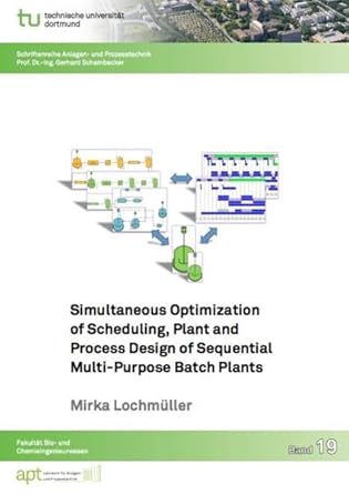 Amazon.fr - Simultaneous Optimization of Scheduling, Plant and Process ...