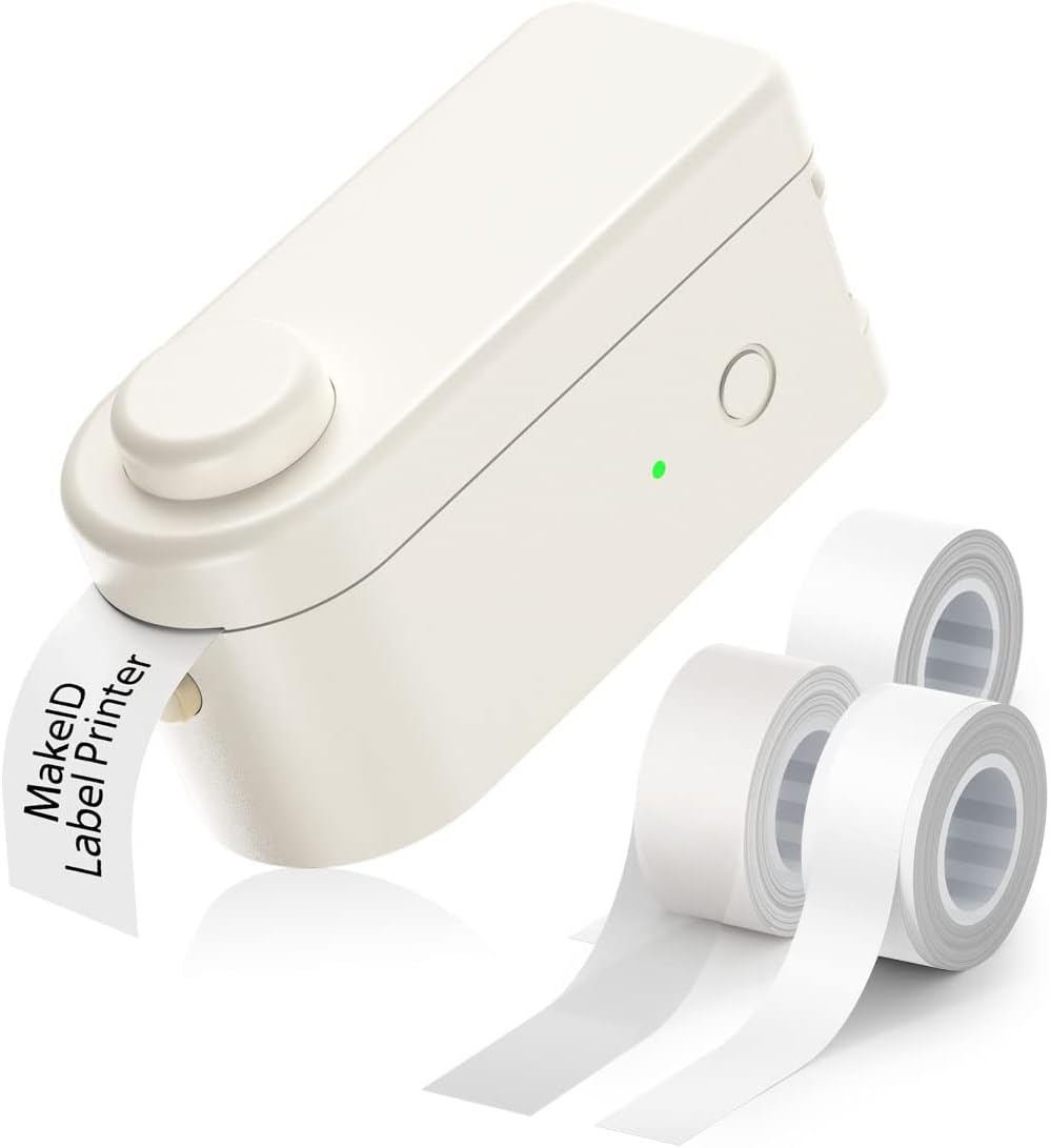 Amazon.com : Makeid Label Maker Machine with 3 Continuous Tapes ...