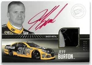 Amazon.com: Jeff Burton signed 2013 Press Pass line Relics Signature On ...