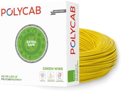 Polycab Suprema 4 sqmm Electron beam technology housewire|405C heat ...