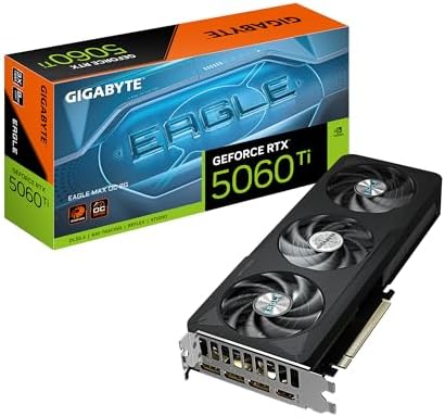 Amazon.com: GIGABYTE GeForce RTX 5060 Ti Eagle MAX OC 8G Graphics Card ...
