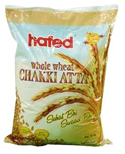 Hafed Healthy And Tasty Normal Wheat Atta 5 Kg : Amazon.in: Grocery ...