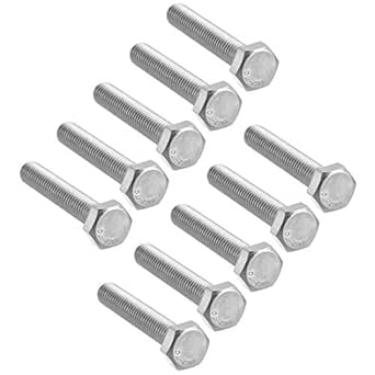 uxcell M8 Hex Bolt M8-1.25 x 45mm UNC Hex Head Screw Bolts A2-70(304 ...