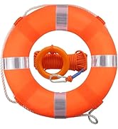 Amazon.com : Lifebuoy Set 20Inch Life Preserver Ring and Water Floating ...