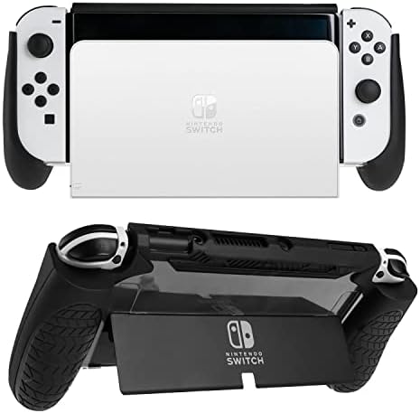 Switch OLED Case with Flip Design Game Storage, KIWIHOME Dockable ...