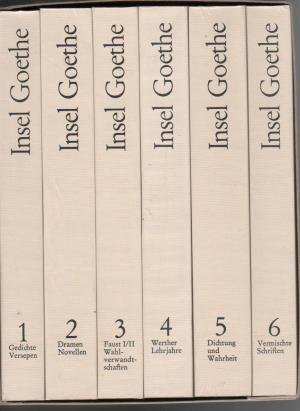 Insel Goethe Werkausgabe in 6 Bänden TB : Amazon.de: Bücher