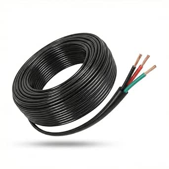 Drumstone 3 Core 2.5 Sqmm Pure Copper Electrical Wire, Flame Retardant ...