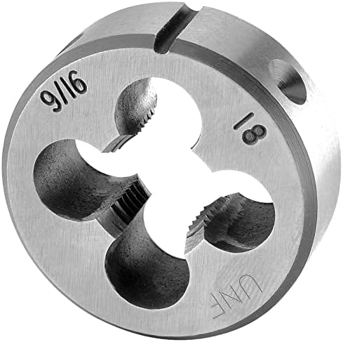 Amazon.com: 9/16-18 UNF Tap and Die Set 4 Flutes HSS Bottom Taper ...