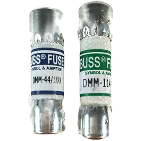 Combo pack: Buss replacement fuse for 1 piece for Fluke 803293 11 Amp ...