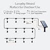 Brightech Ambience Pro Solar Powered Outdoor String Lights - Commercial ...