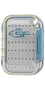 Amazon.com: SF Small Waterproof Fly Box Double Sided Floating Fly ...