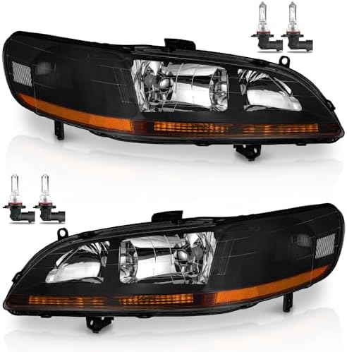 Amazon.com: For 1998-2002 HONDA ACCORD 2/4DR Headlights Assembly For 98 ...