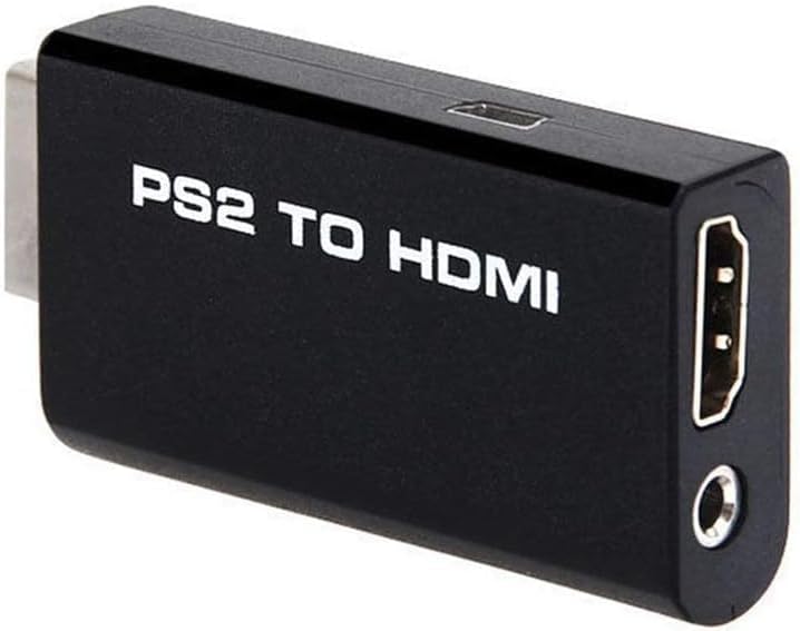 Adaptador Conversor De Vídeo Compatível Com Playstation 2 Ps2 Para Hdmi ...