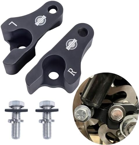 Motorcycle Rear Lowering Kits Black 2 Inch Lowering Blocks Kit Fit for Harley/Davidson Touring ...