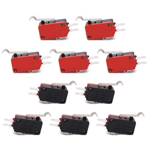 Snapklik.com : Micro Limit Switch Momentary Bent Arm SPDT Snap Action ...