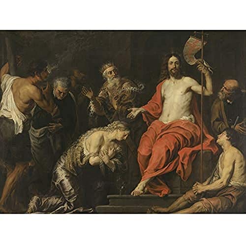 Seghers Christ And Penitent Sinners Painting Art Print Canvas Premium ...