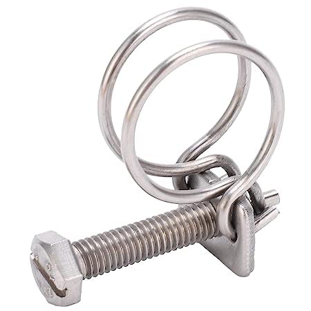 Adjustable Double Wire clamp 100 PCS (5X20MM, PACK OF 2) : Amazon.in ...