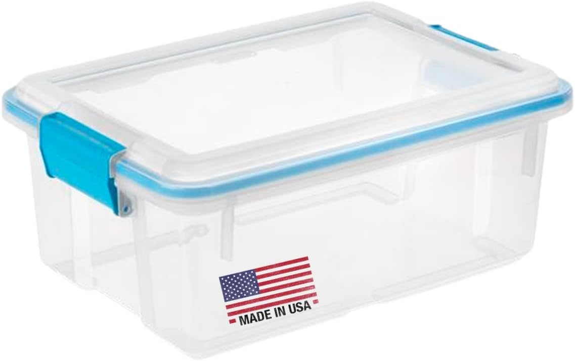 Amazon.com - Sterilite 32 Quart Clear Plastic Stacking Storage ...