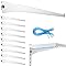 Amazon.com: Gisafai 10 Pack Shelf Bracket Adjustable Shelving Brackets ...