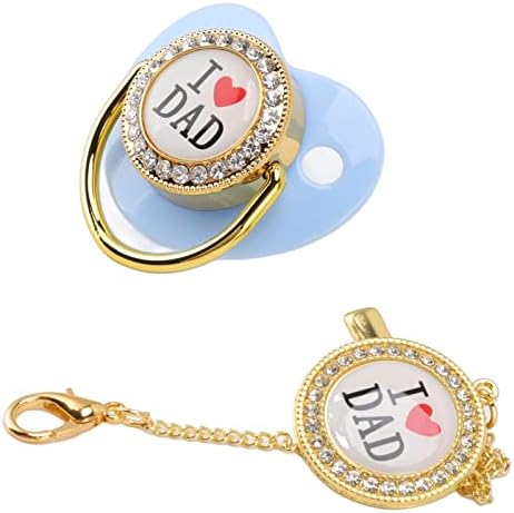 Amazon.com : Personalized Bling Pacifier, Baby Soother Pacifier ...