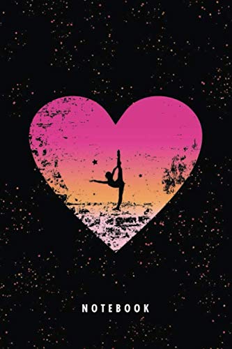 Acrobatics Heart Gymnastic Acrobatic Girl Notebook: Gymnastics Bullet ...