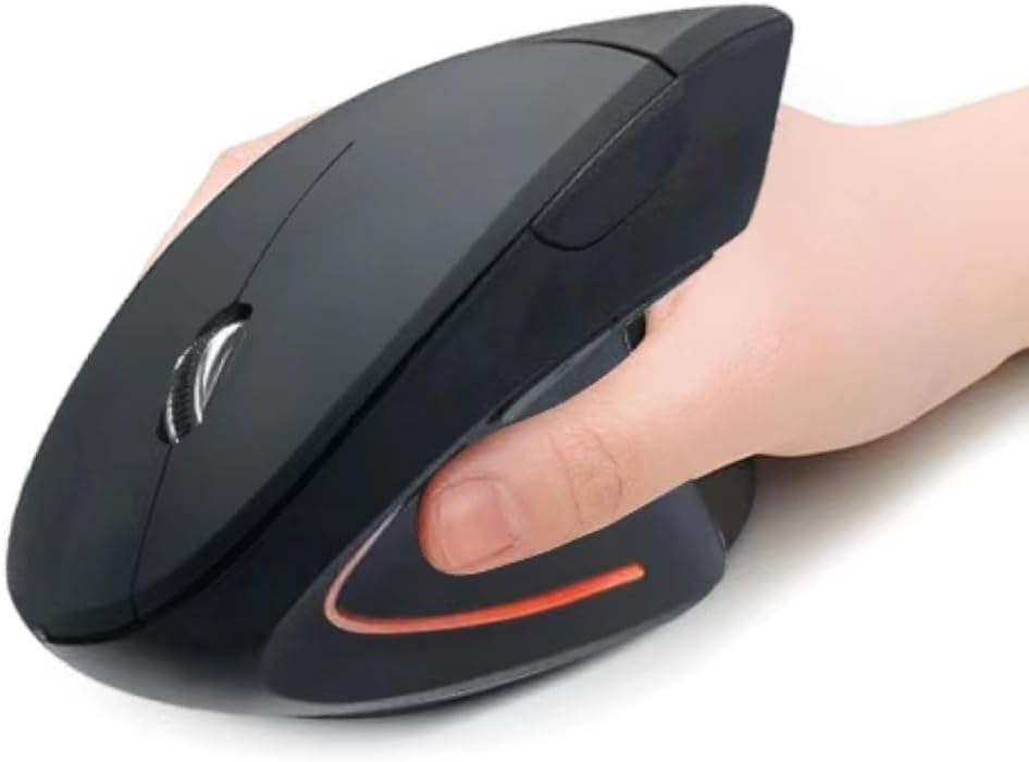 Amazon.com: ALPELA Vertical Mouse, 2.4G Wireless Ergonomic Optical ...