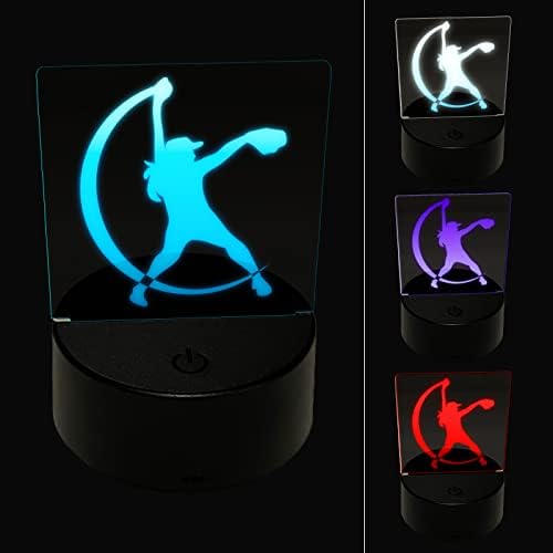 Sniggle Sloth Softball Pitcher Underhand Throw 3D Illusion LED Night ...