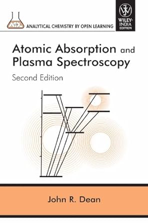 Atomic Absorption and Plasma Spectroscopy, 2nd ed.: John R. Dean ...