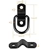 Amazon.com: JCHL D Rings Tie Down Anchors Hooks for Trailer Truck Bed Bracket Enclosed Points ...